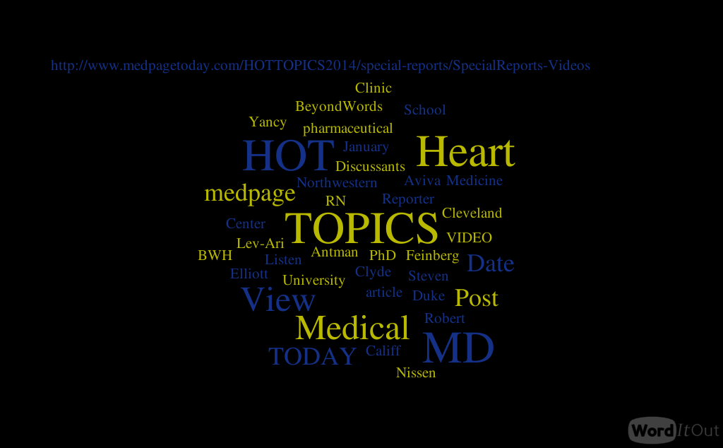 HOT TOPICS 2014: Heart – The medpage TODAY View | Leaders in ...